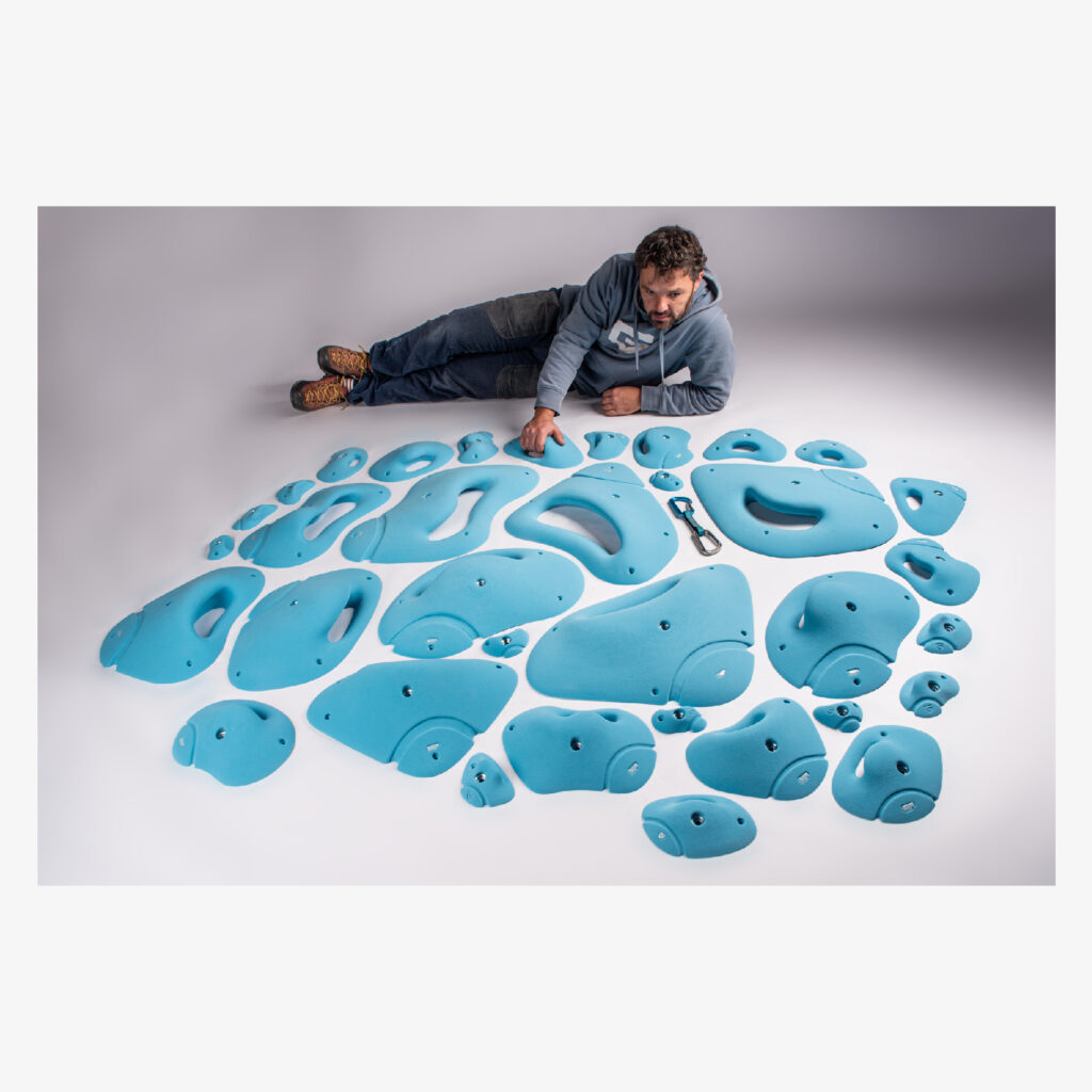 Manta Ray climbing holds complete set - VirginGrip